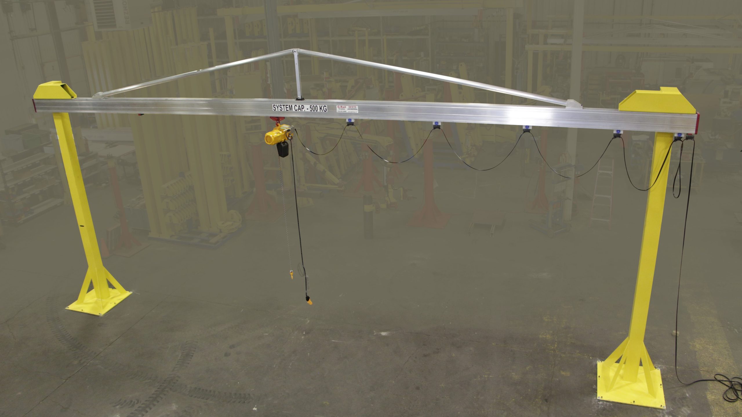 Monorail Cranes | Givens Lifting Systems Inc.